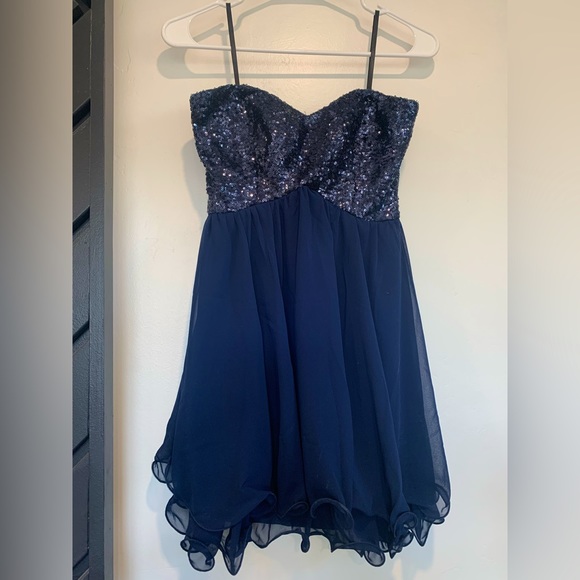 Deb | Dresses | Deb Navy Promhomecoming Dress | Poshmark
